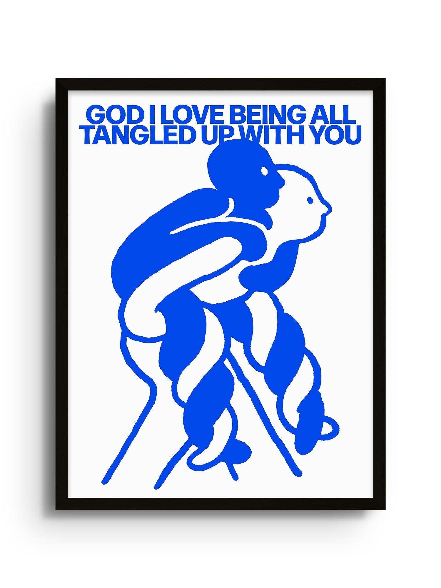 Contemporary Illustration Art Print - Entangled by Eric Schwarz | East Side Studio London