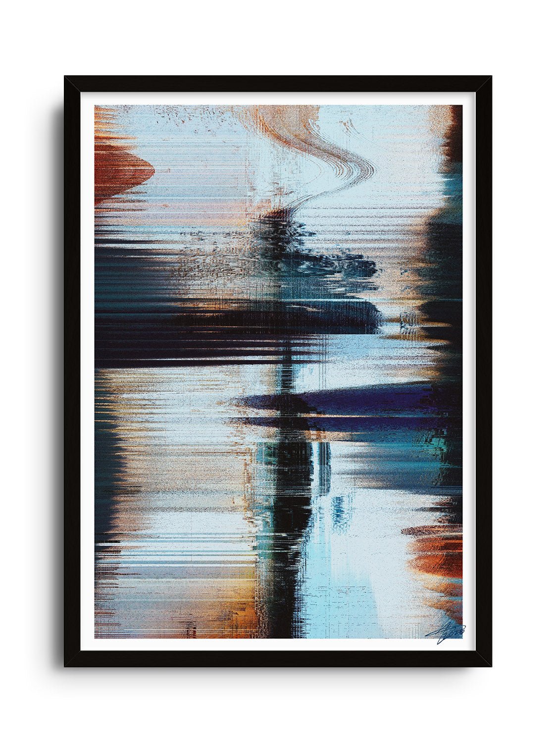 Glitch Art Print - Glitch 25.328 - Libertas by Aaron Borchardt | East Side Studio London