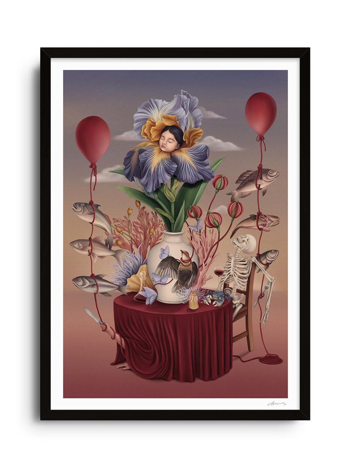 Surreal Art Print – A Beautiful Day by Chloe Shao | East Side Studio London