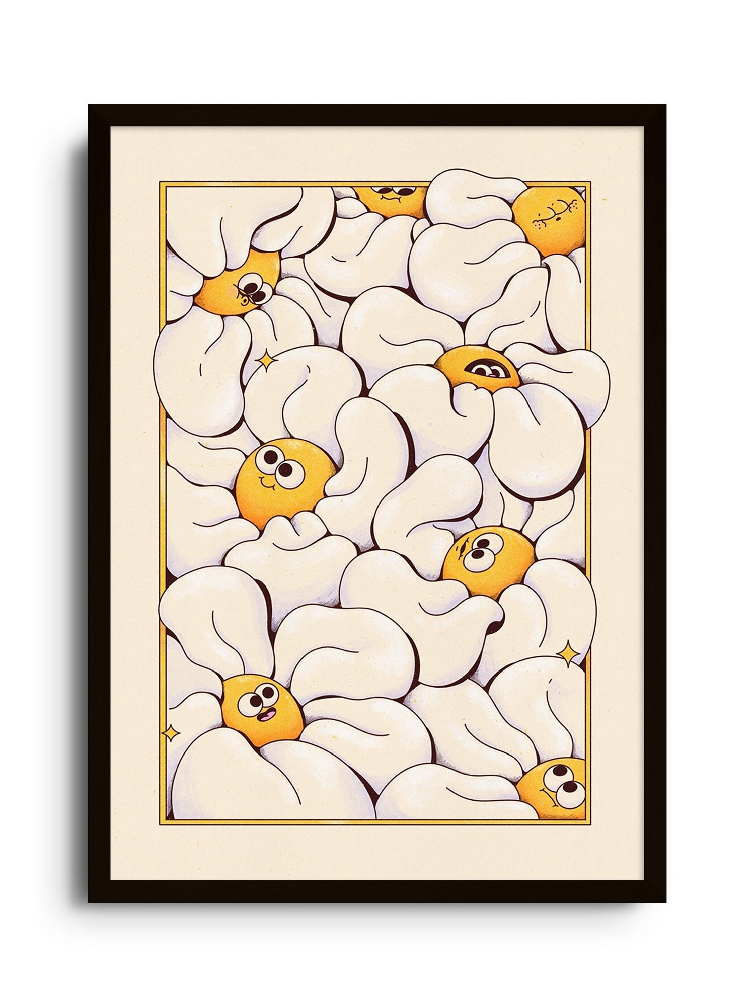 Whimsical Illustration Art Print - Among The Daisies by My Sunbeam ...