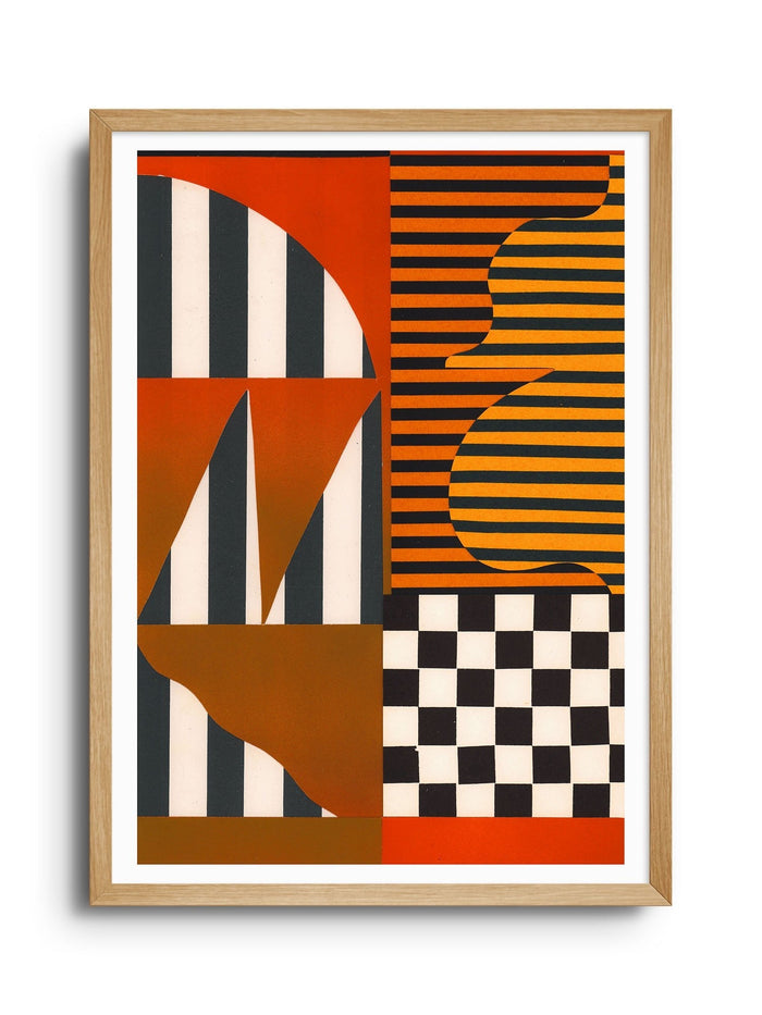 Geometric Abstract Art Print - Australis by Rikki Hewitt | East Side ...
