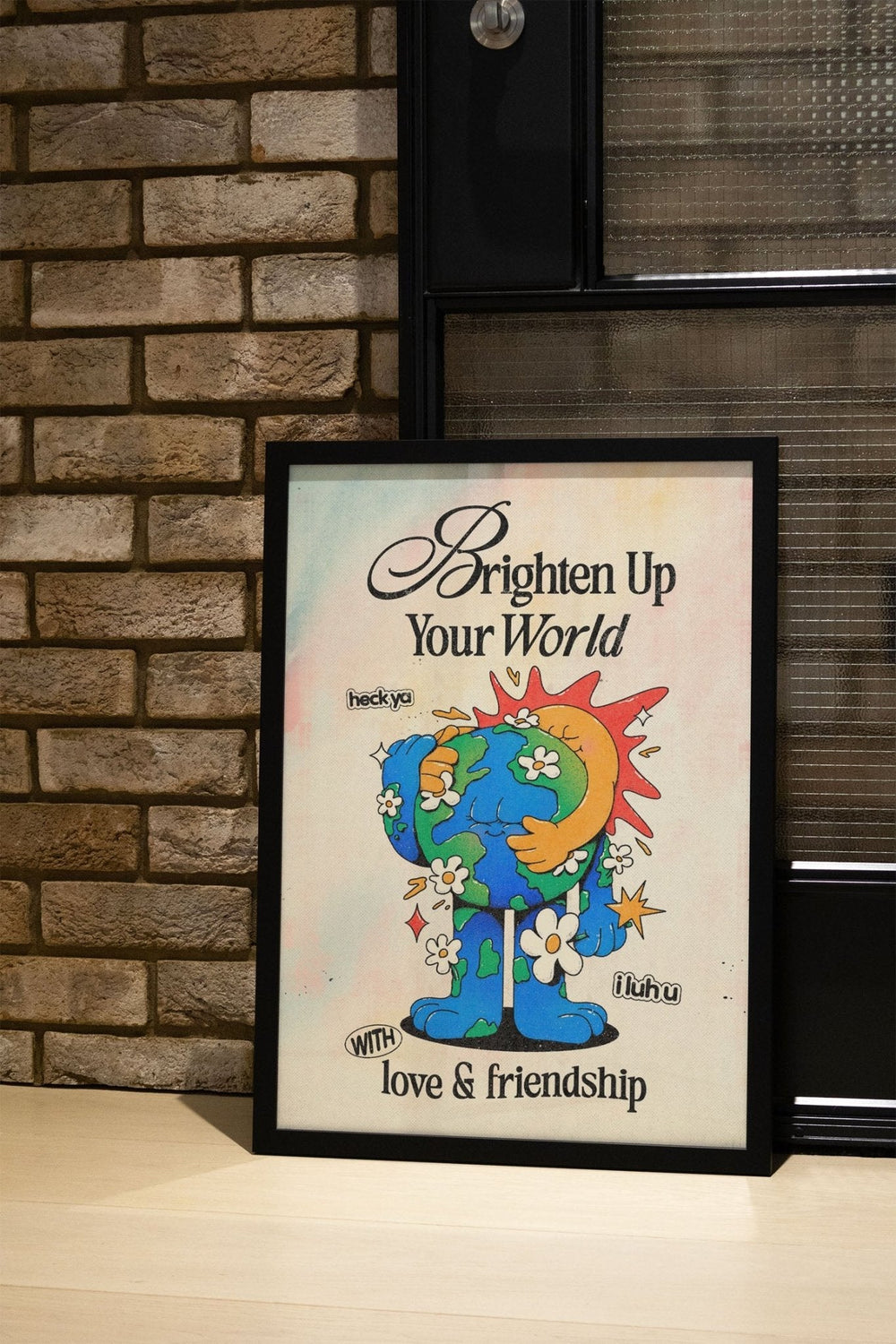 Whimsical Cartoon Art Print - Bright World by My Sunbeam | East Side ...