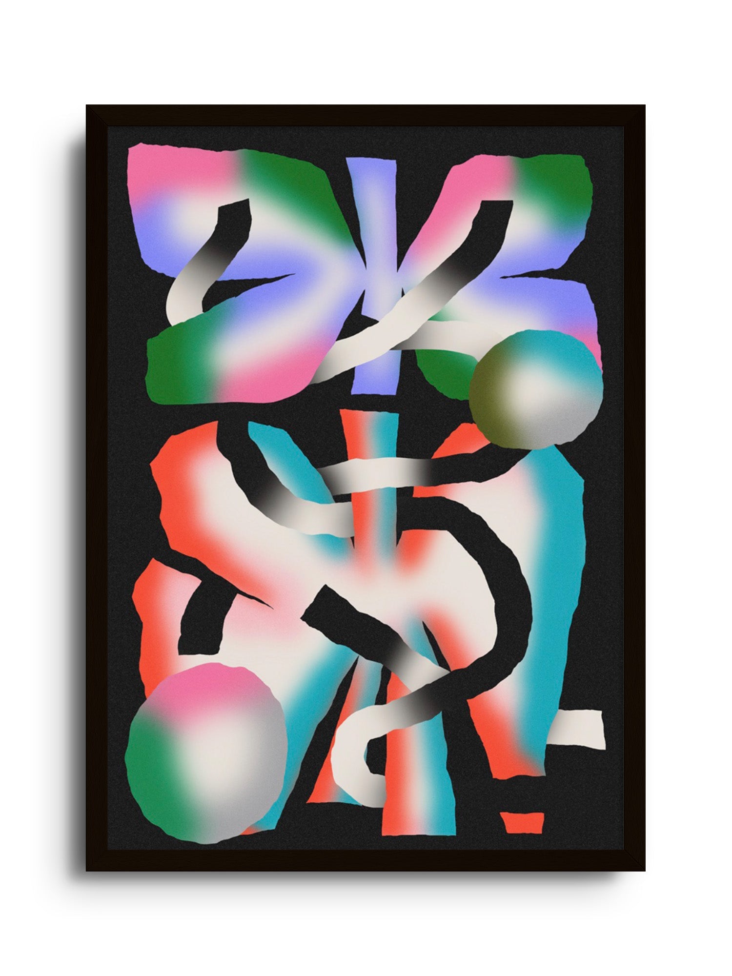 Abstract Graphic Art Print - Butterfly Core by Bigotesucio | East Side ...