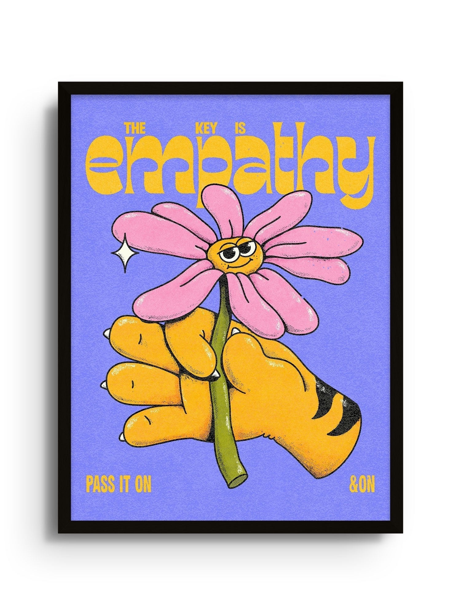 Playful Retro Art Print - Empathy by My Sunbeam | East Side Studio London