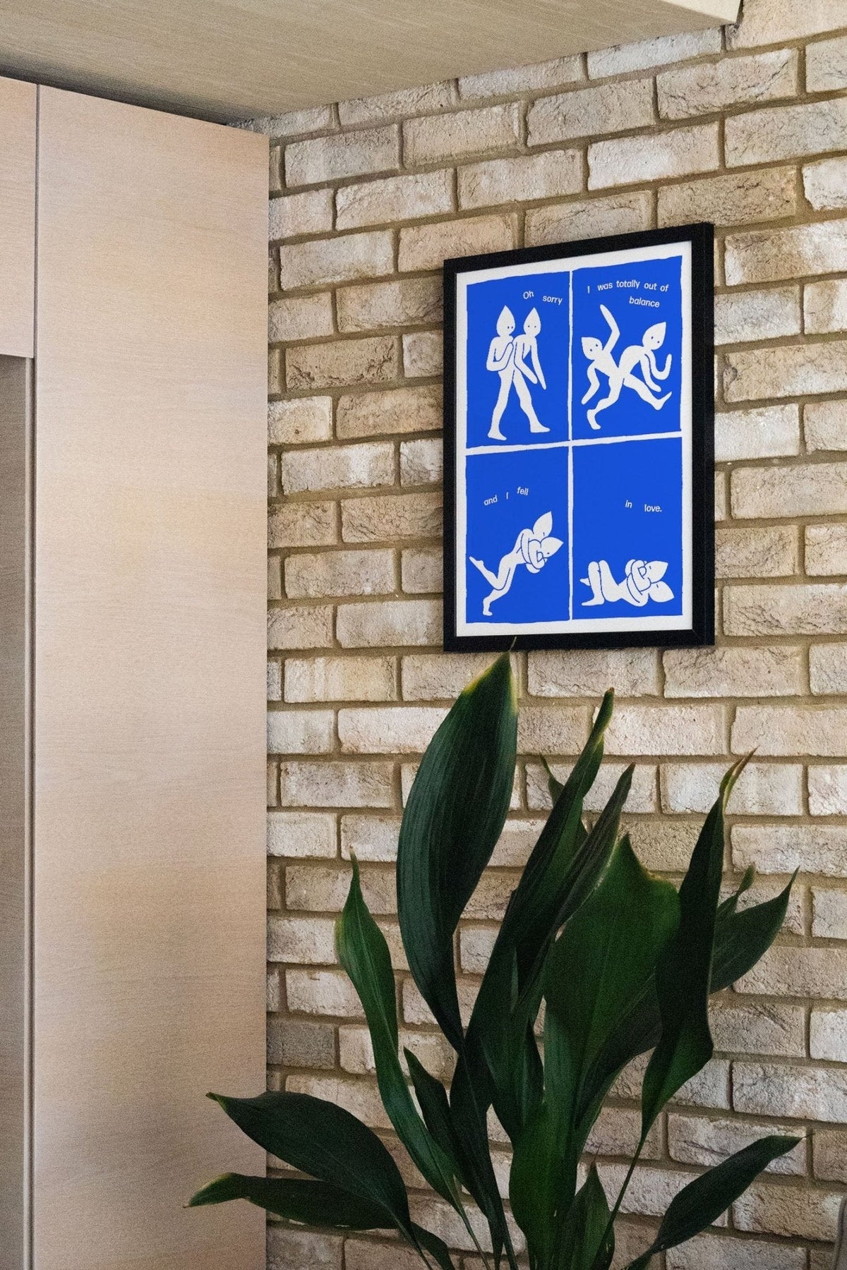 Graphic Art Comic Print - Falling in Love by Eric Schwarz | East Side ...