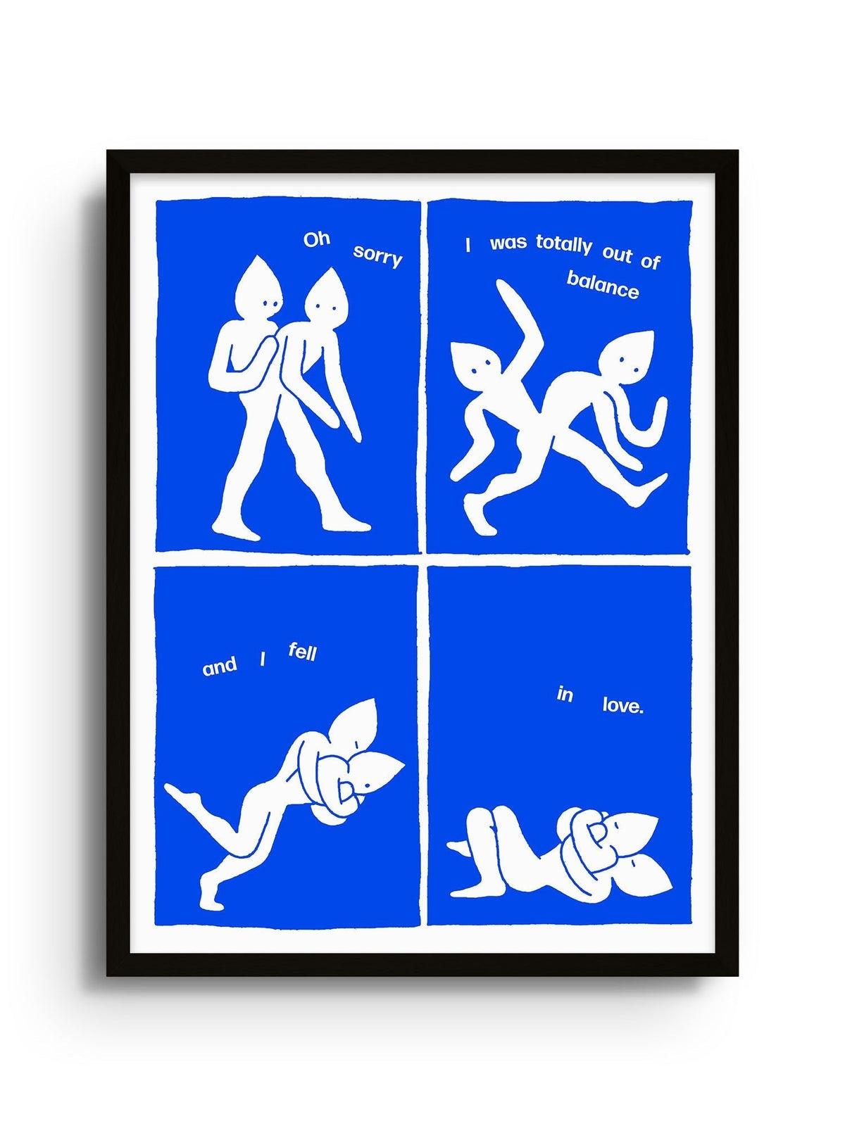 Graphic Art Comic Print - Falling in Love by Eric Schwarz | East Side ...