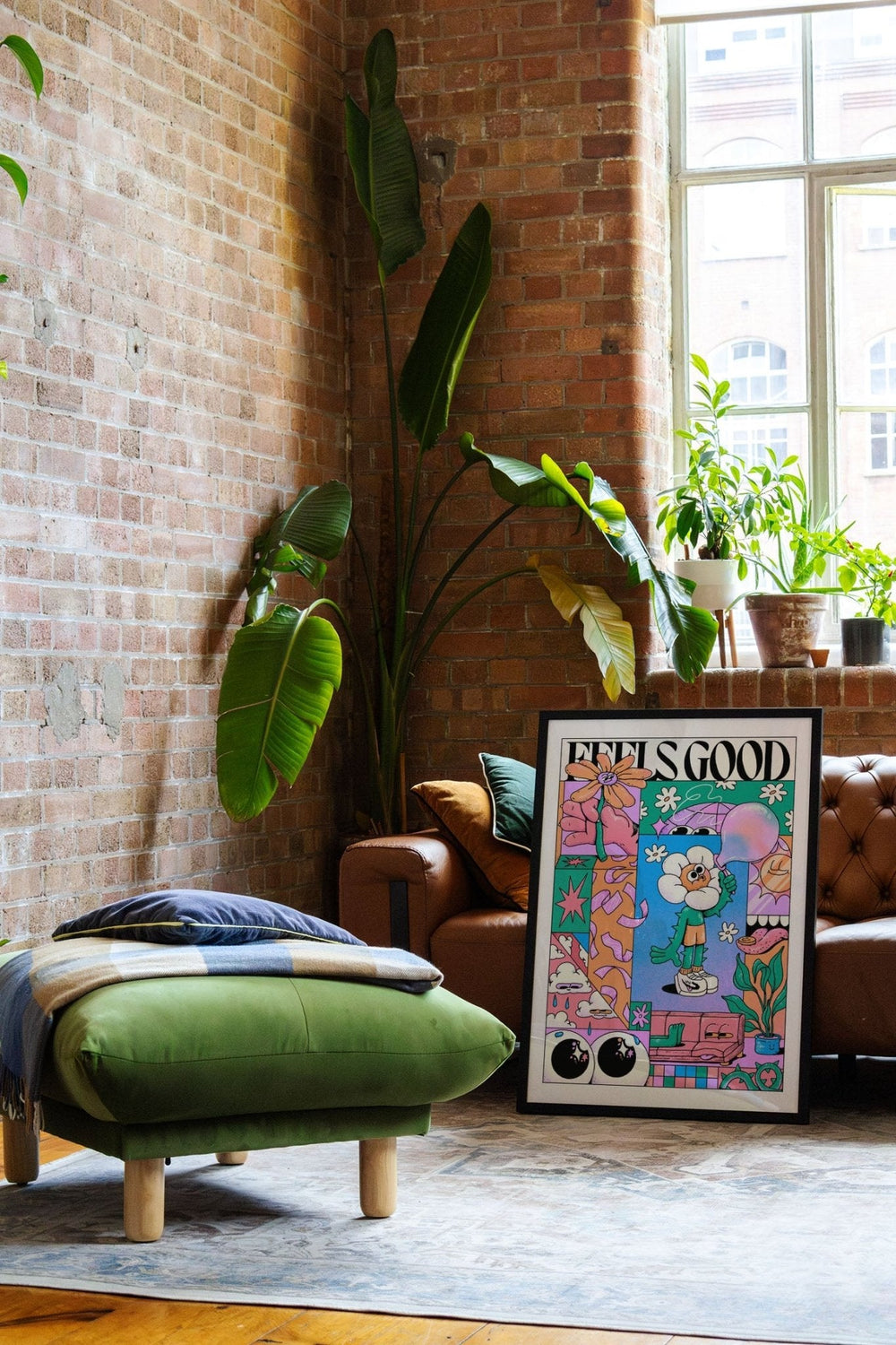 Psychedelic Cartoon Art Print - Feels Good by My Sunbeam | East Side ...