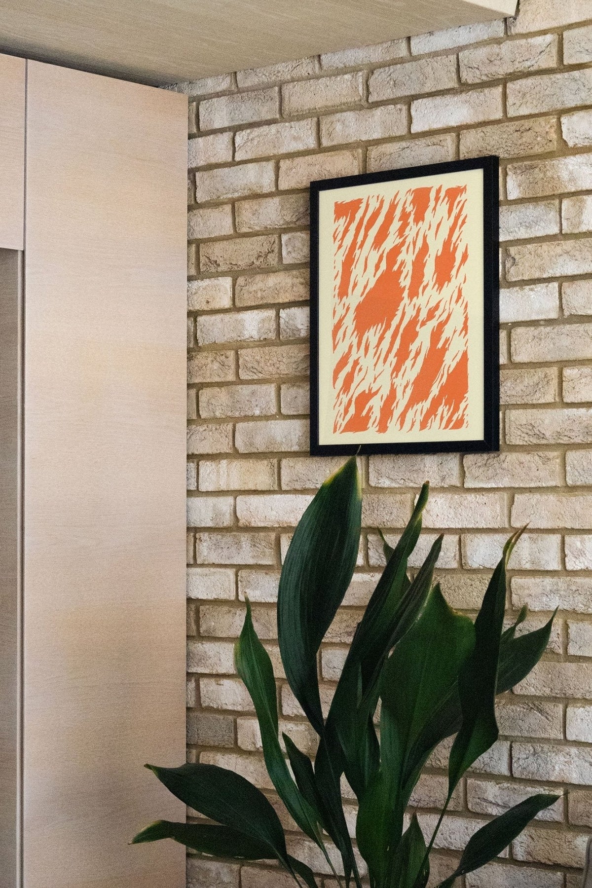 Abstract Expressionist Art Print - Flames by Fergus Hannant | East Side ...