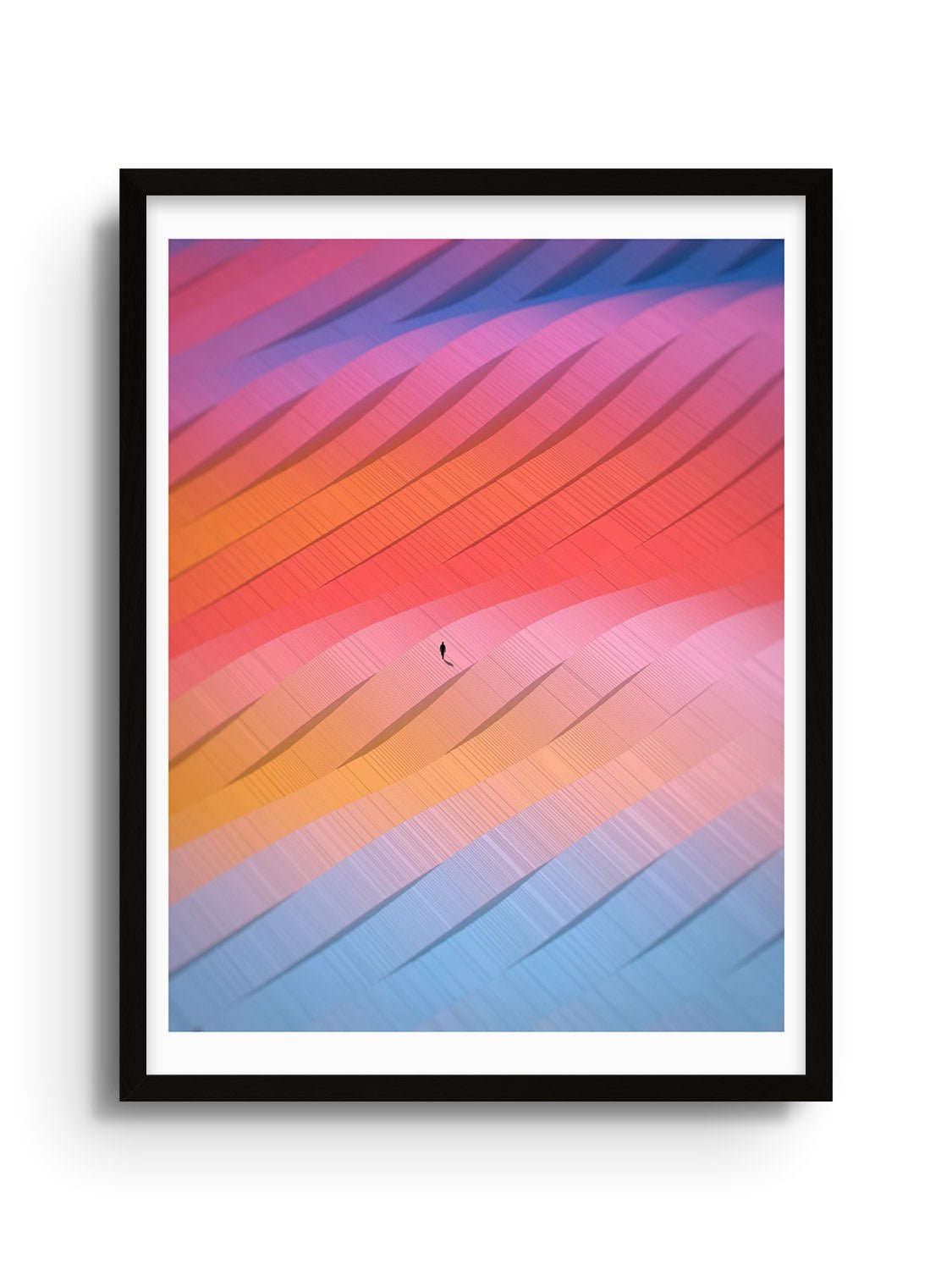 Gradient Abstract Art Print - Gradual Inclines by Michael Strevens ...