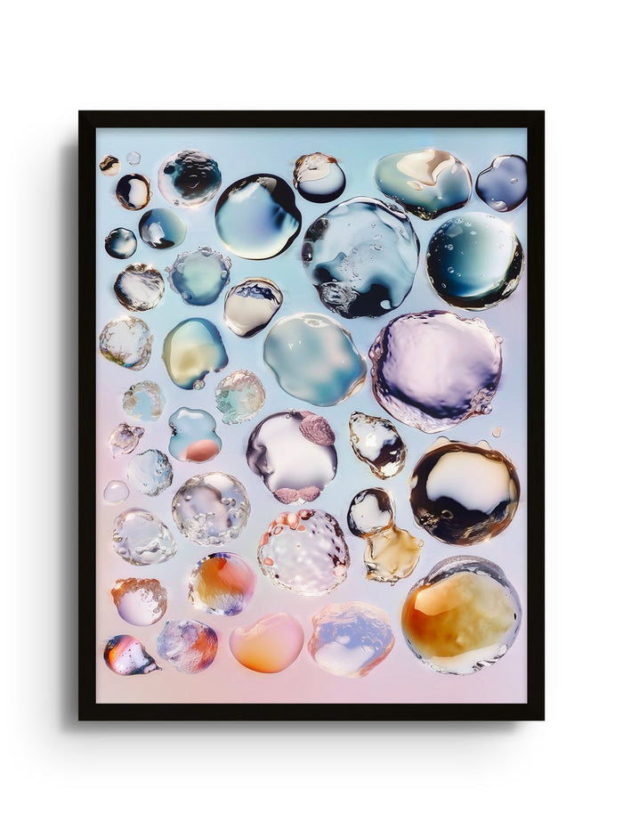 Abstract Art Print - I Take on Shapes Like Water by Alex Valentina ...