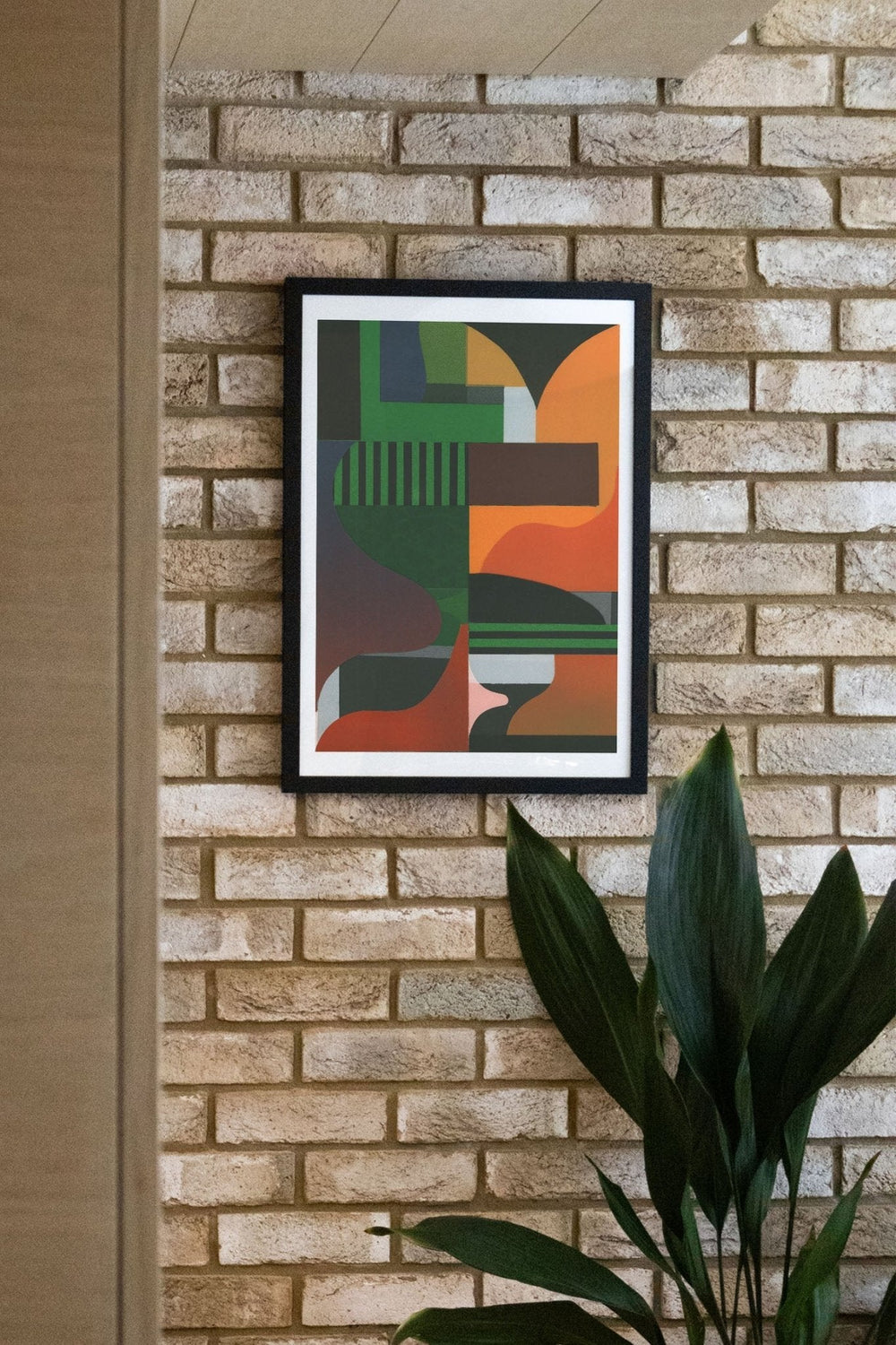 Geometric Abstract Art Print - Pier by Rikki Hewitt | East Side Studio ...