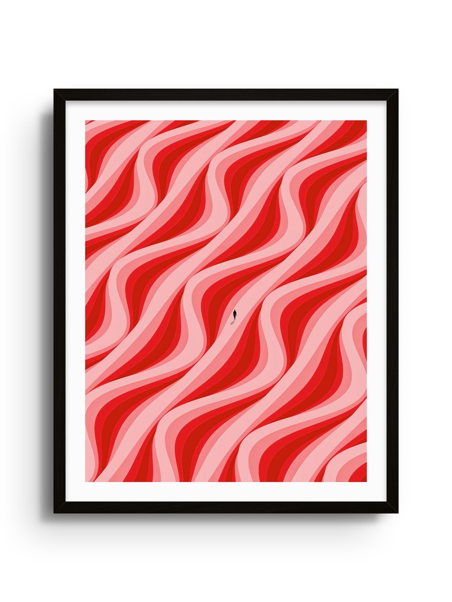 Contemporary Abstract Art Print - Profondo Rosso by Michael Strevens ...