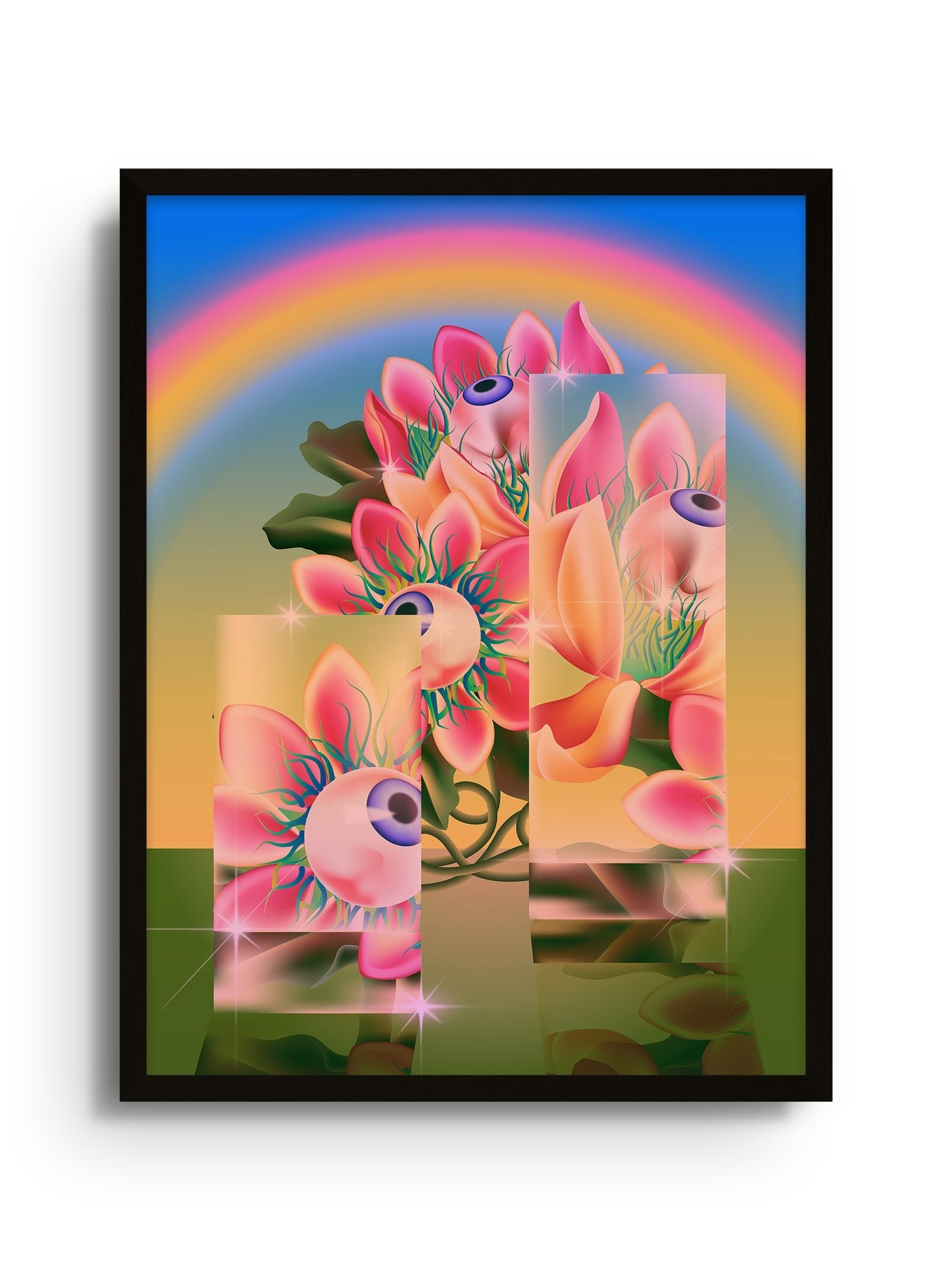 Surreal Botanical Art Print - Refraction by Paulina Almira | East Side ...