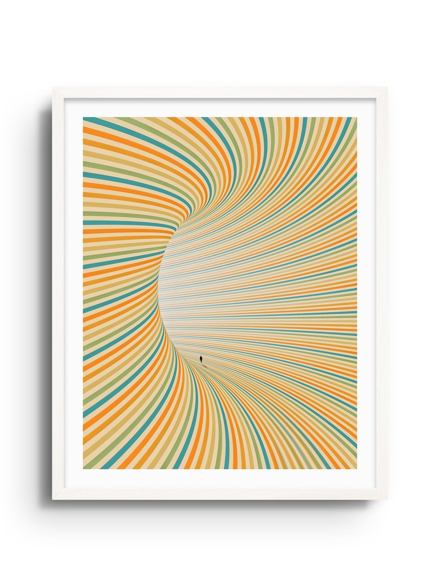 Geometric Abstract Art Print - Saudade by Michael Strevens | East Side ...