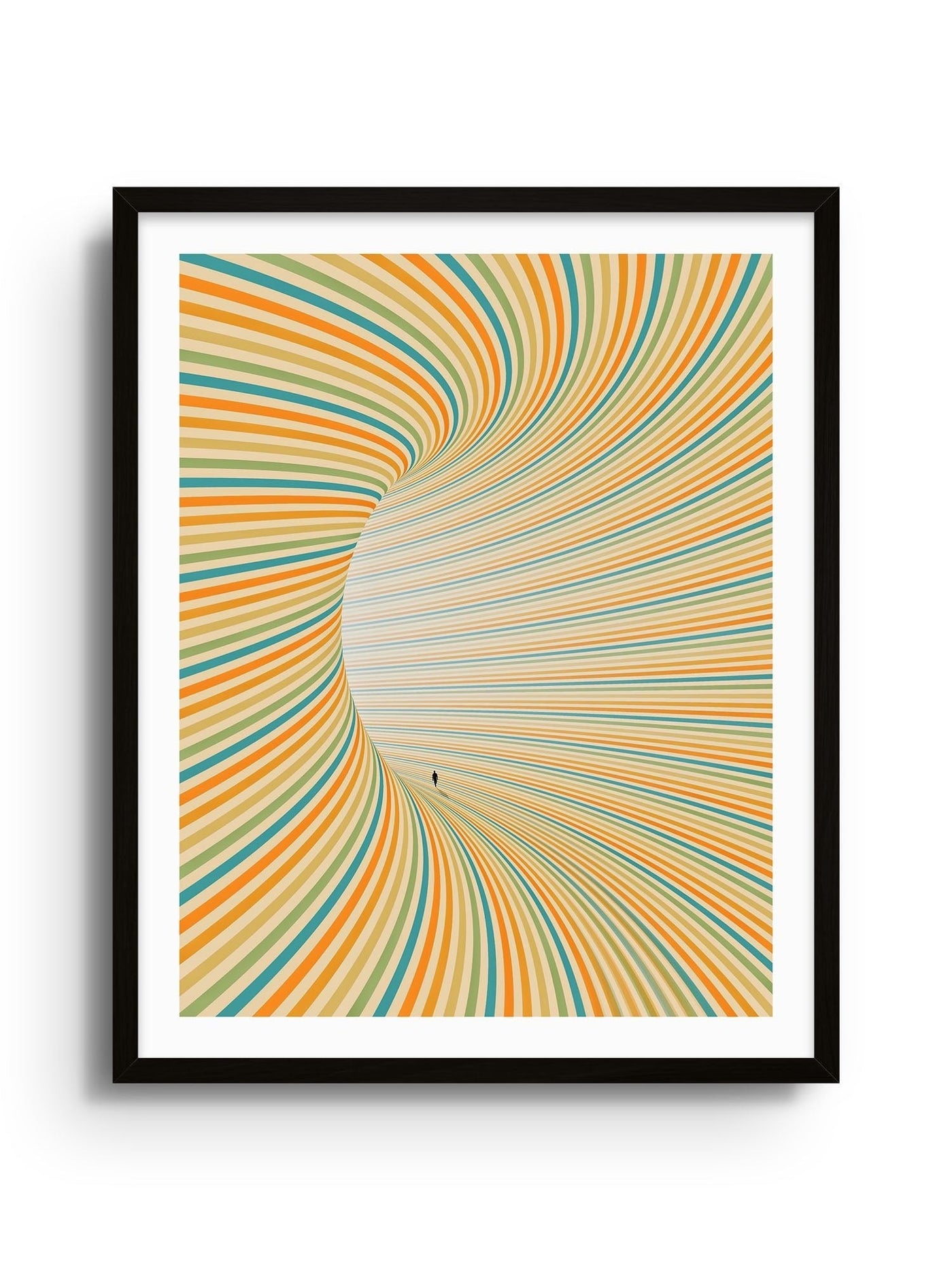 Geometric Abstract Art Print - Saudade by Michael Strevens | East Side ...