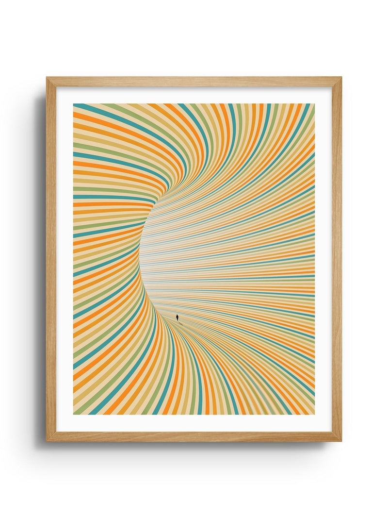 Geometric Abstract Art Print - Saudade by Michael Strevens | East Side ...