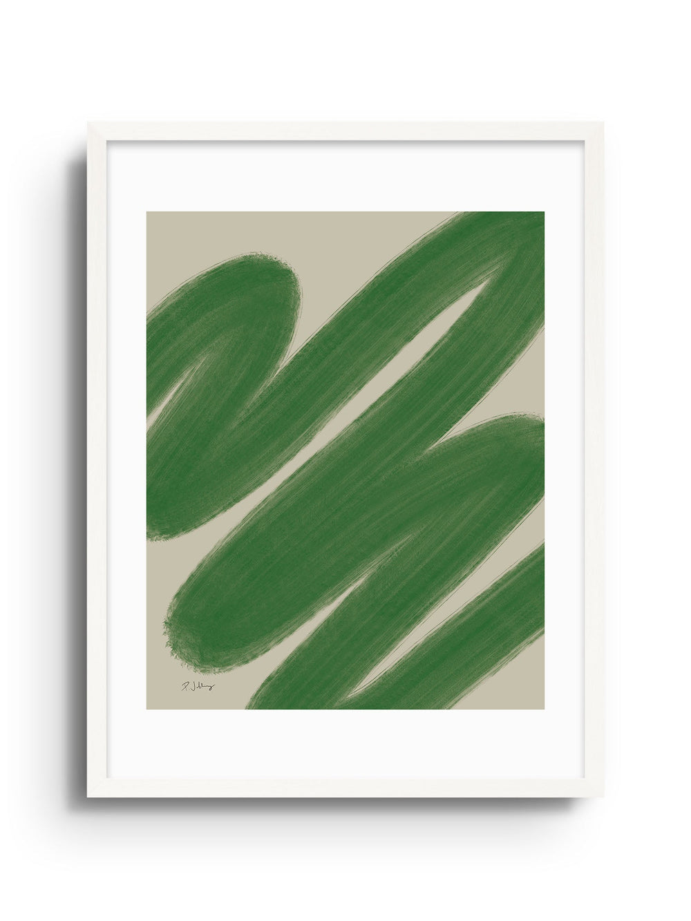 Abstract Brushstroke Art Print - Simple Strokes I | East Side Studio London