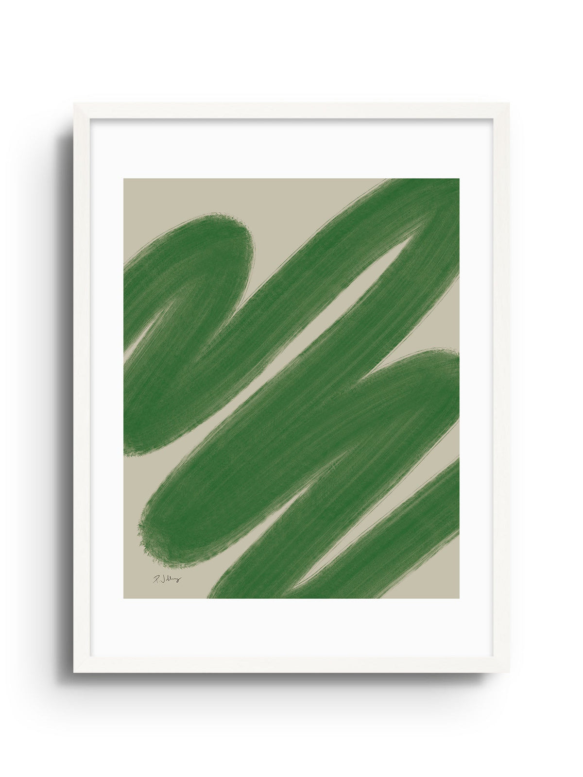 Abstract Brushstroke Art Print - Simple Strokes I | East Side Studio London