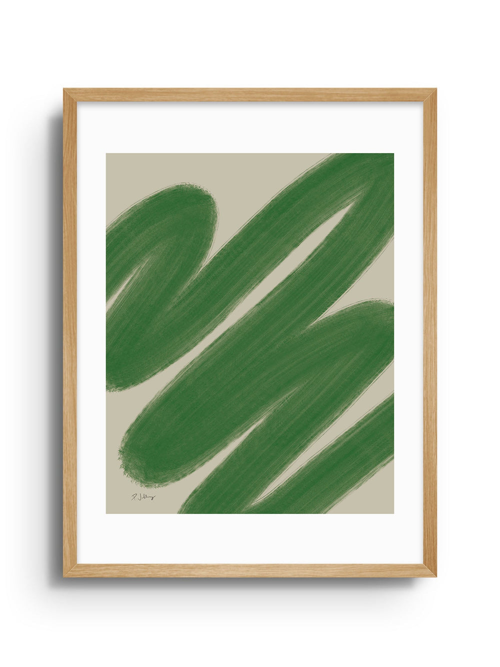 Abstract Brushstroke Art Print - Simple Strokes I | East Side Studio London