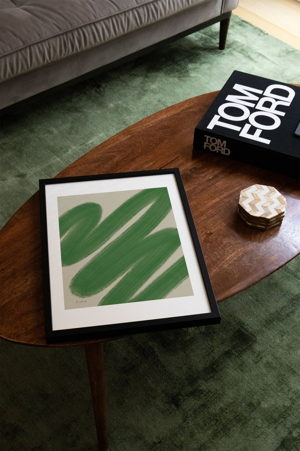 Abstract Brushstroke Art Print - Simple Strokes I | East Side Studio London