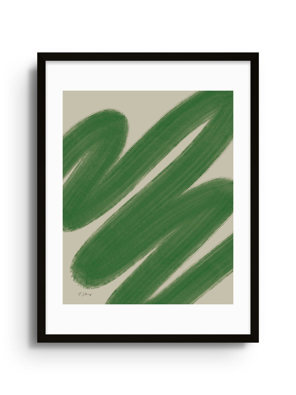 Abstract Brushstroke Art Print - Simple Strokes I | East Side Studio London