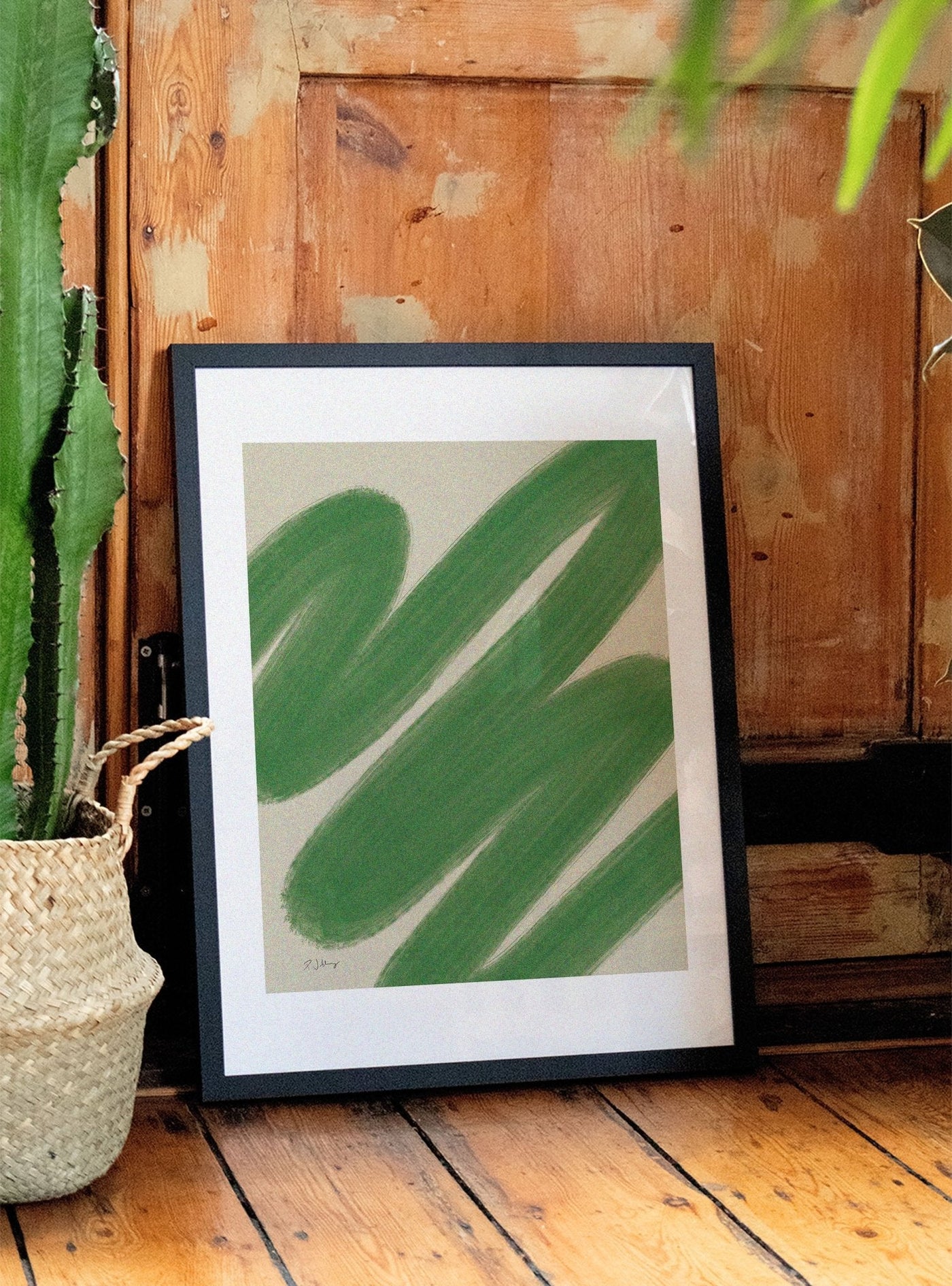 Abstract Brushstroke Art Print - Simple Strokes I | East Side Studio London