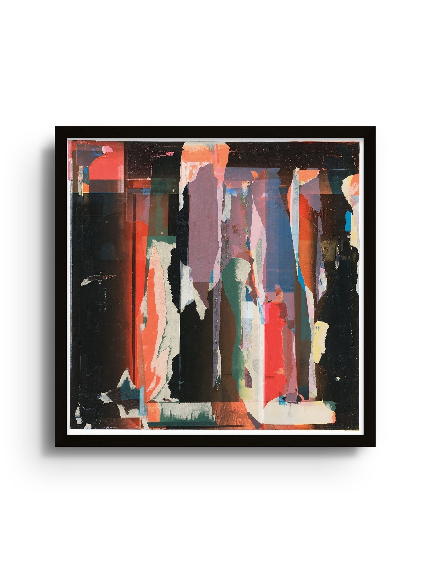 Abstract Painting Art Print - The Edges of Print IV by Angus Vasili ...