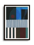 Geometric Abstract Art Print - Urn by Rikki Hewitt | East Side Studio ...