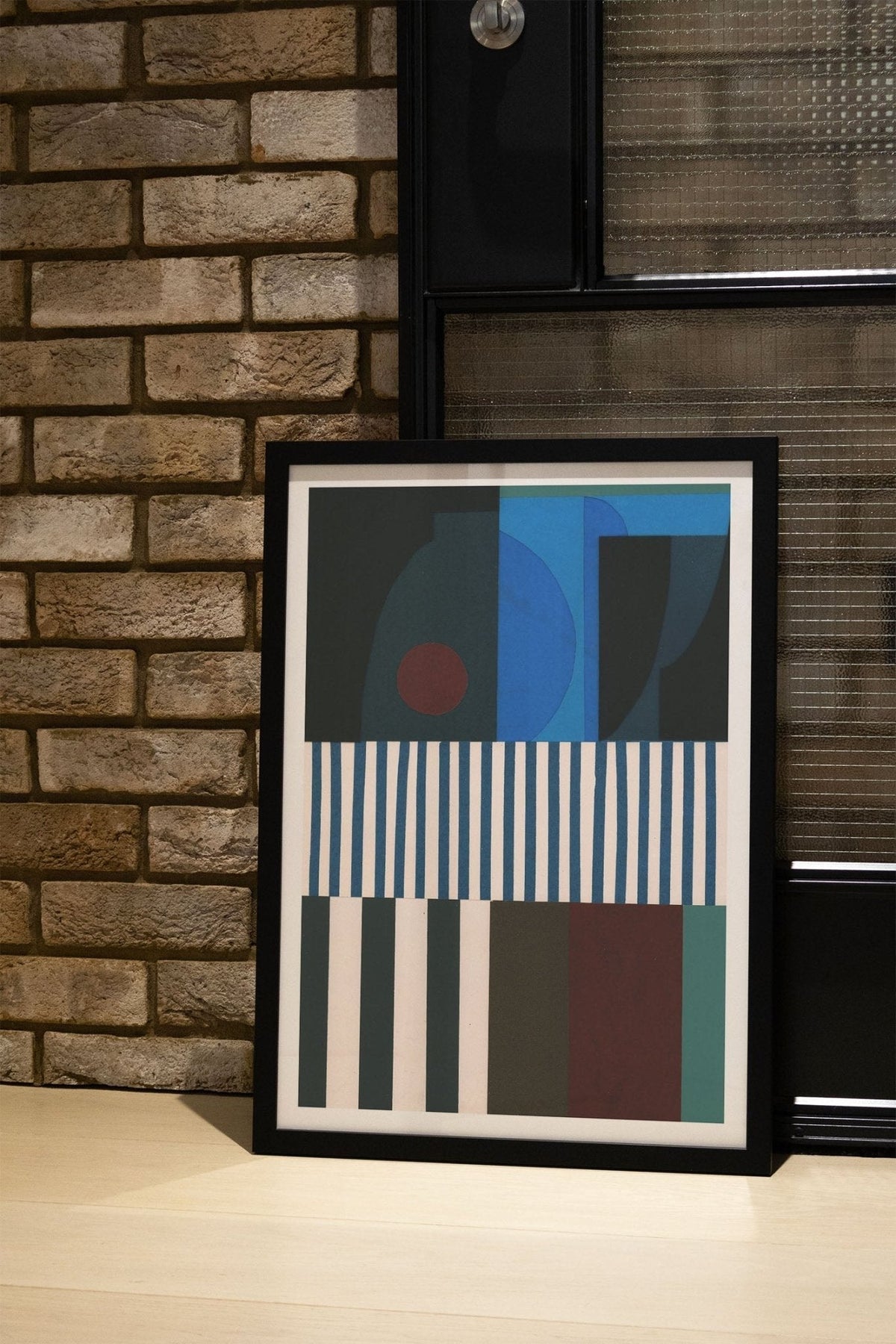 Geometric Abstract Art Print - Urn by Rikki Hewitt | East Side Studio ...